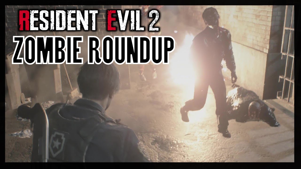 Zombie Roundup Resident Evil 2 Remake Trophy / Achievement Guide - YouTube