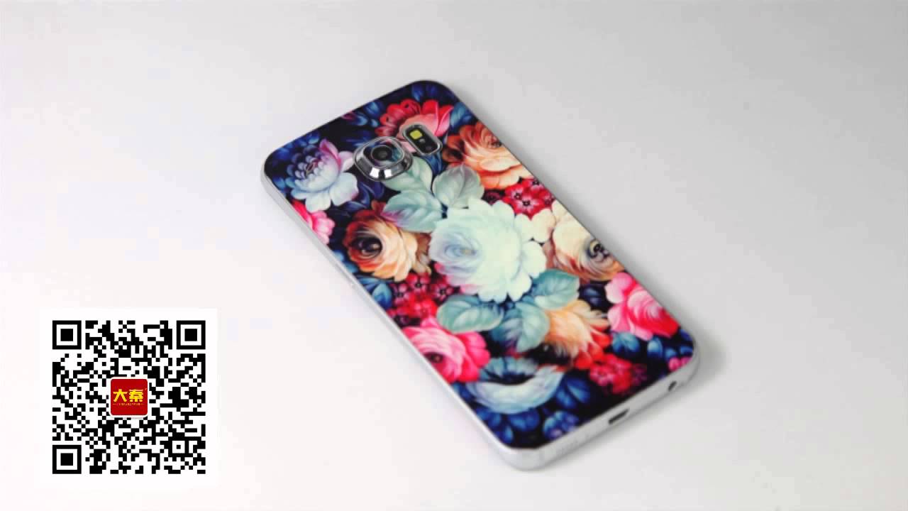 How to make custom mobile skins for Samsung Galaxy S6 Edge? - YouTube