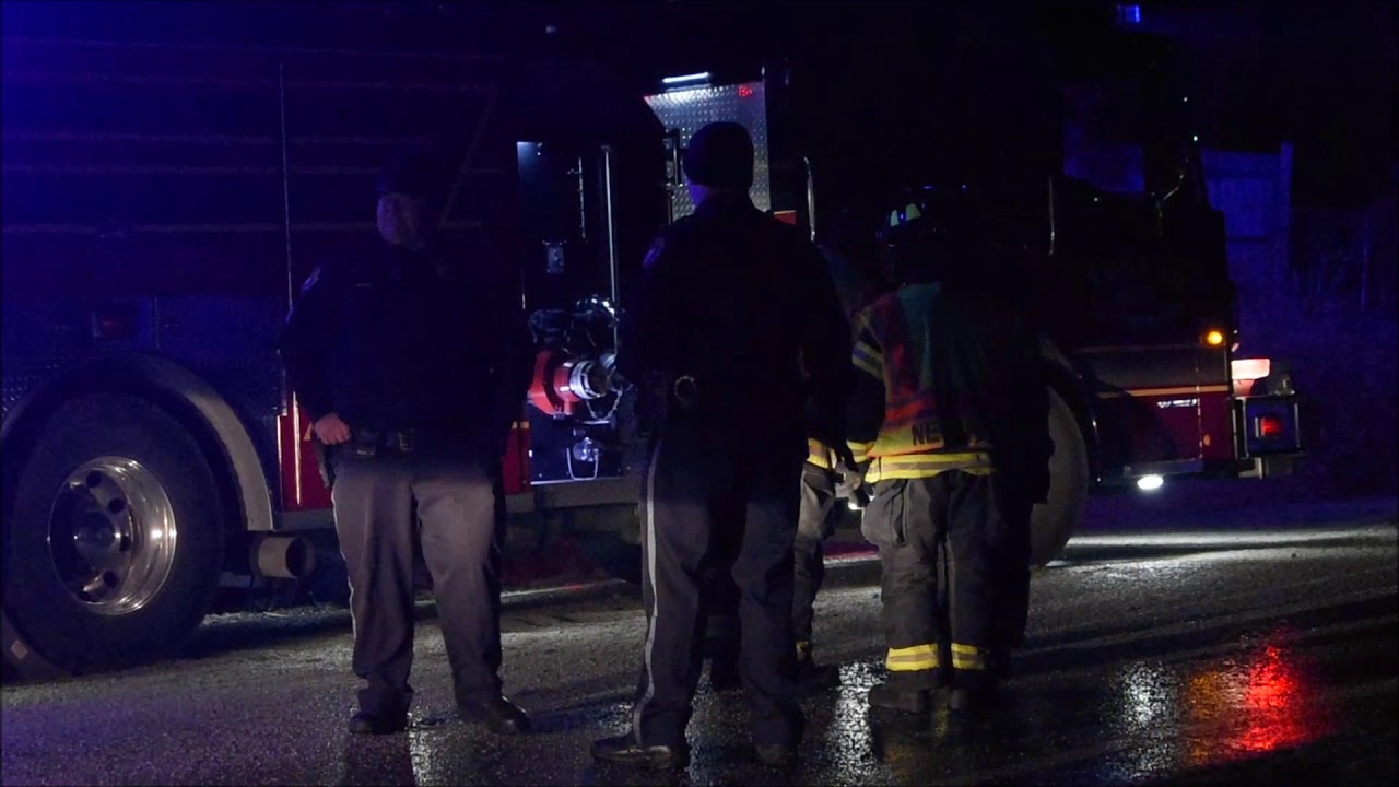 ICE EVENT Snow Plow Flips and Neosho Fire Truck Slides into the Snow ...