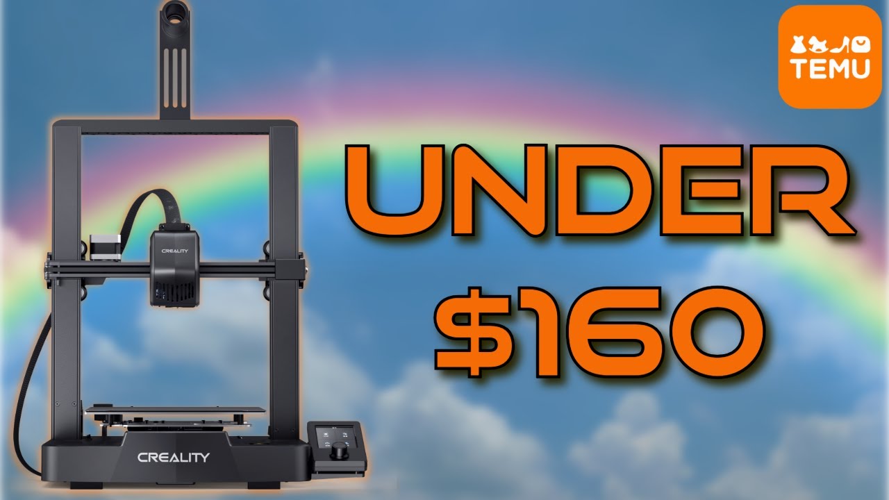 The Best Affordable Beginner 3D printer from Temu! [Creality Ender 3 V3 ...