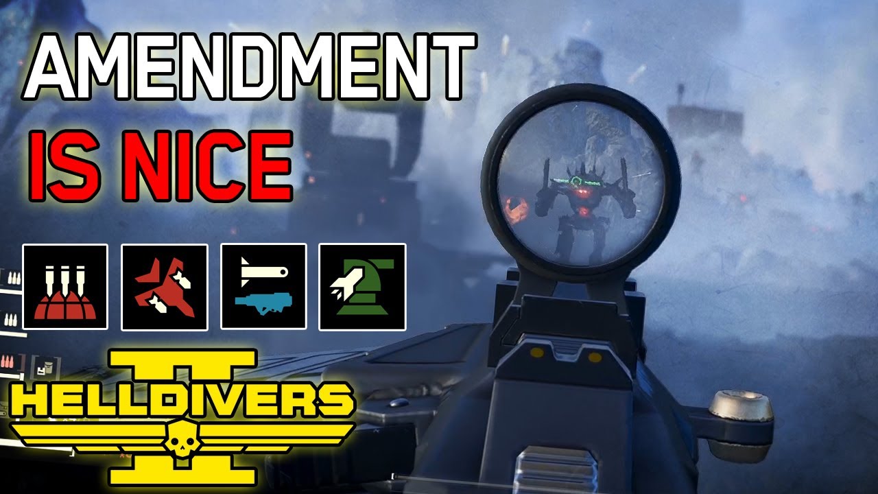 Amendment is NOT BAD - Helldivers 2: Super Helldive Automaton CO-OP ...