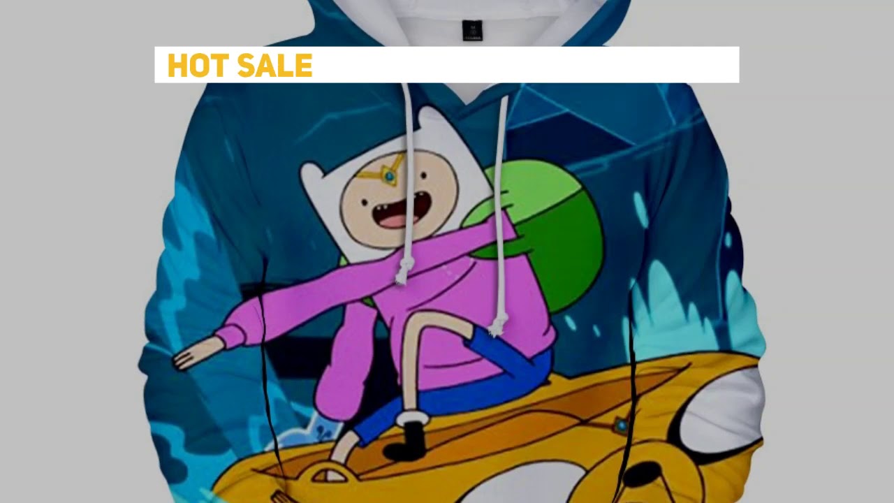 Hot sale Adventure Time Hoodies sweatshirts 3D print Fashion Cartoon ...