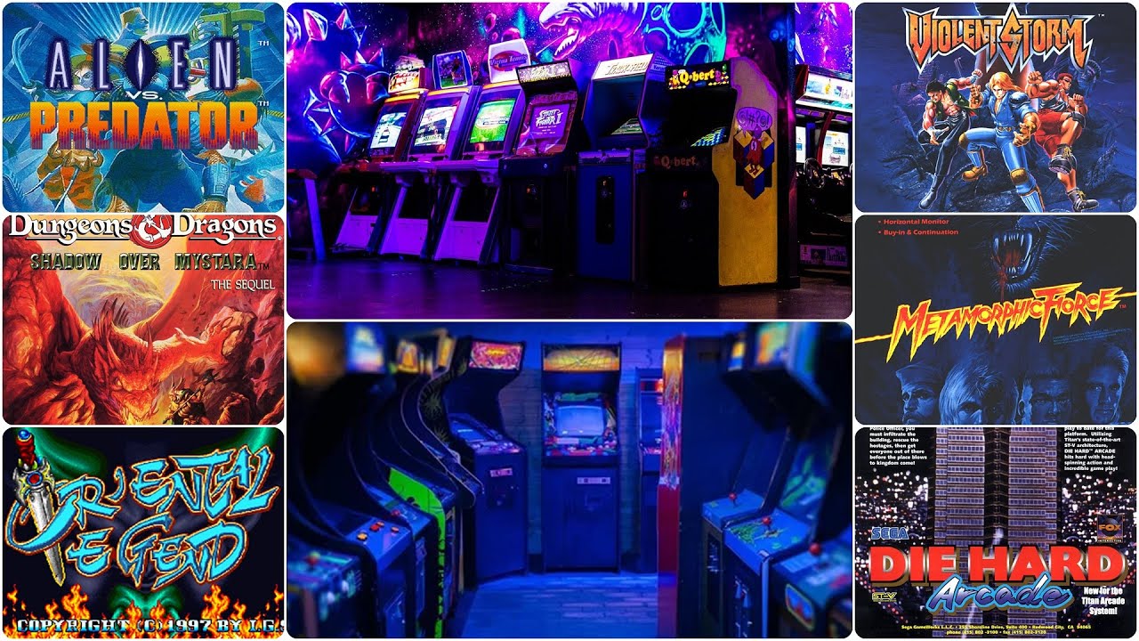 Borsuk Retro Gry TV: AUTOMATY ARCADE - Przegląd Chodzonych Bijatyk ...