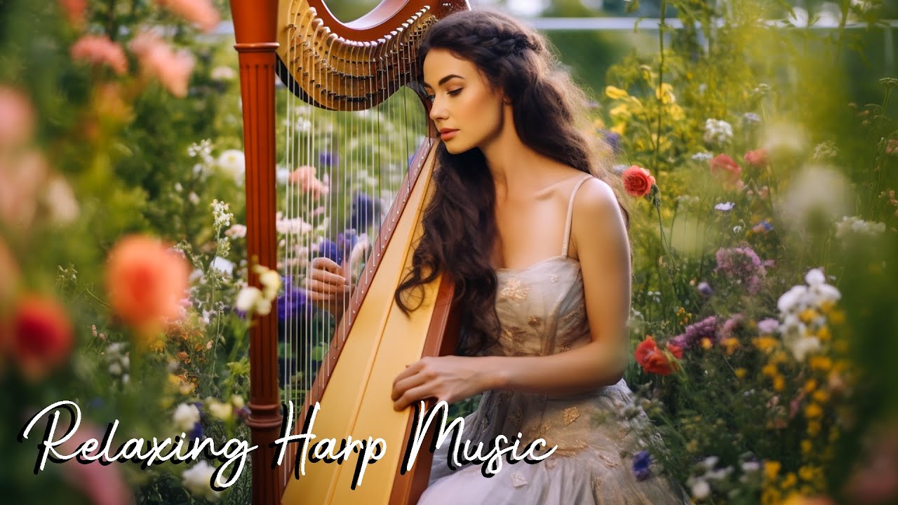 Beautiful Harp Music 🎶 Relaxing Harp Music for Stress Relief and ...