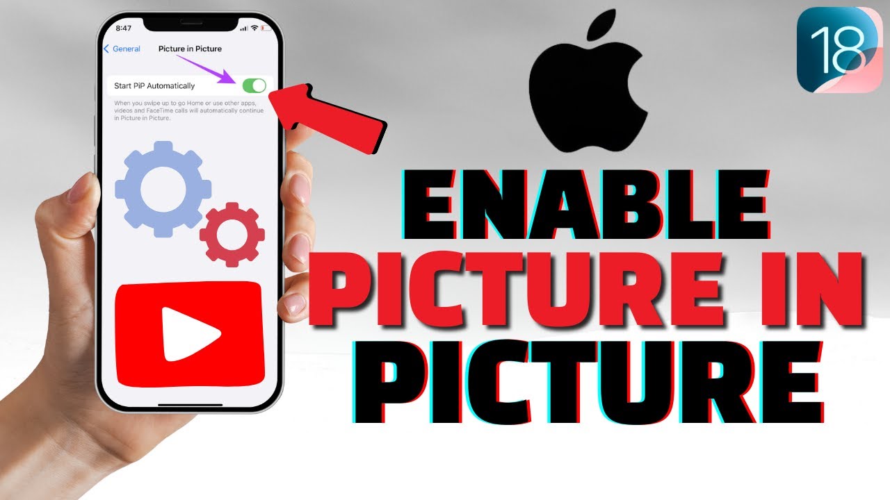 How To Enable Picture in Picture Mode On iPhone (Turn On PiP) - YouTube