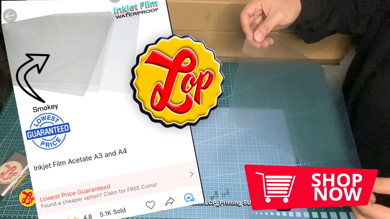 Inkjet Film Acetate - YouTube