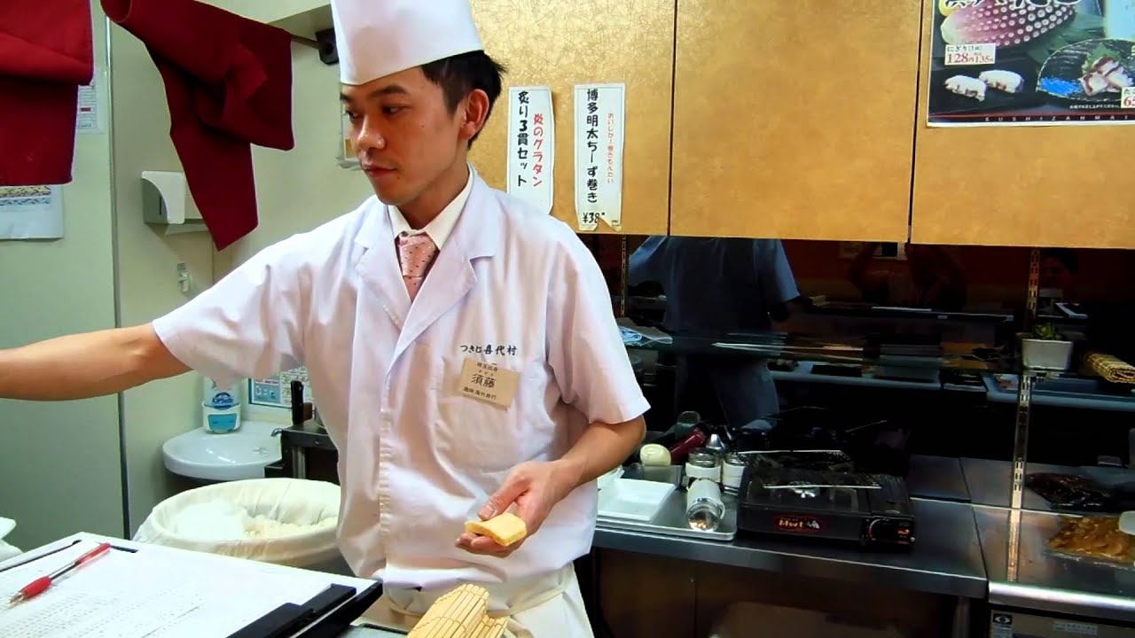 sushiman at the sushi-ya in Tokyo, Japan - YouTube