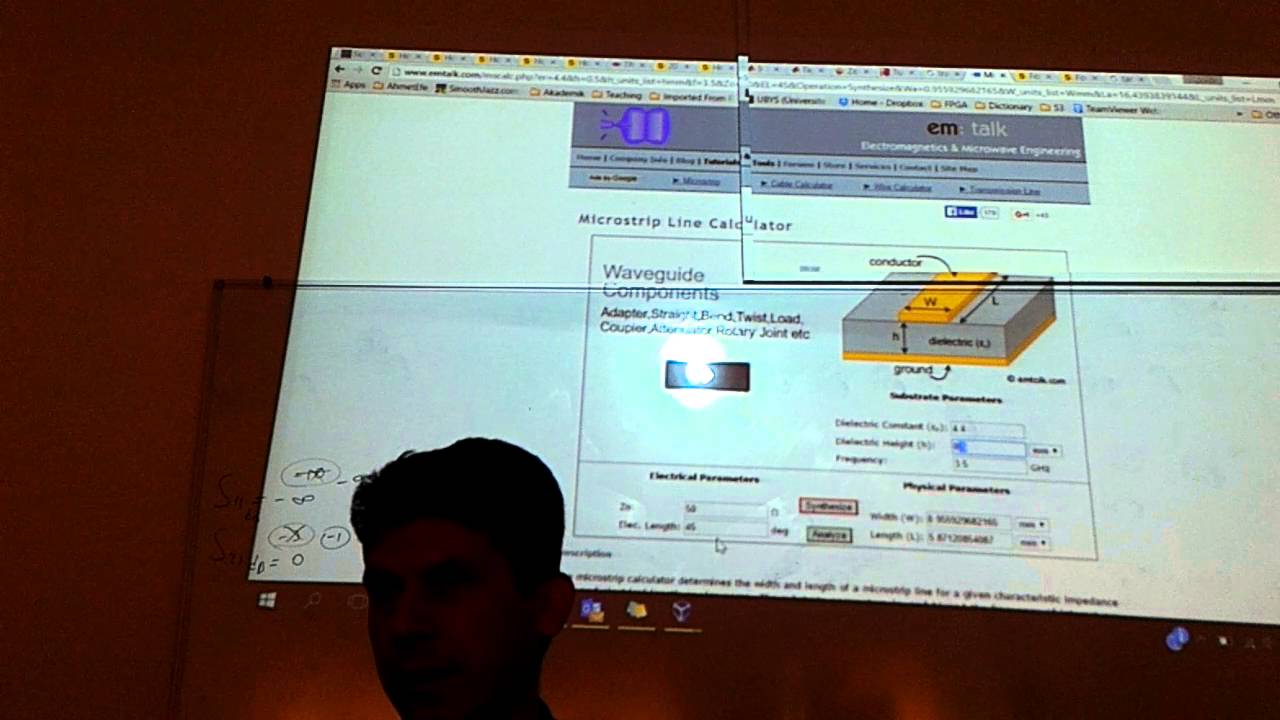 HFSS coplanar waveguide tasarımı [coplanar waveguide design] - YouTube