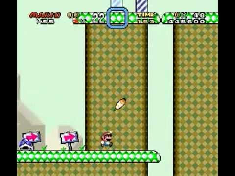Super Mario World (SNES)-Chocolate Secret e Chocolate Island 3 (As duas ...