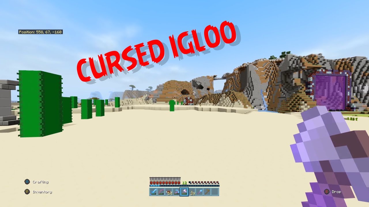 The Black Entity CURSED our IGLOO In Minecraft // Realms SMP S4 EP8 ...