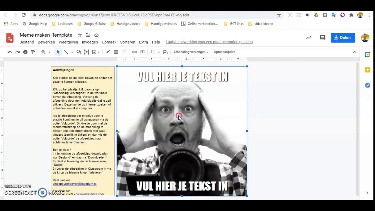 Meme maken met Google tekeningen - YouTube