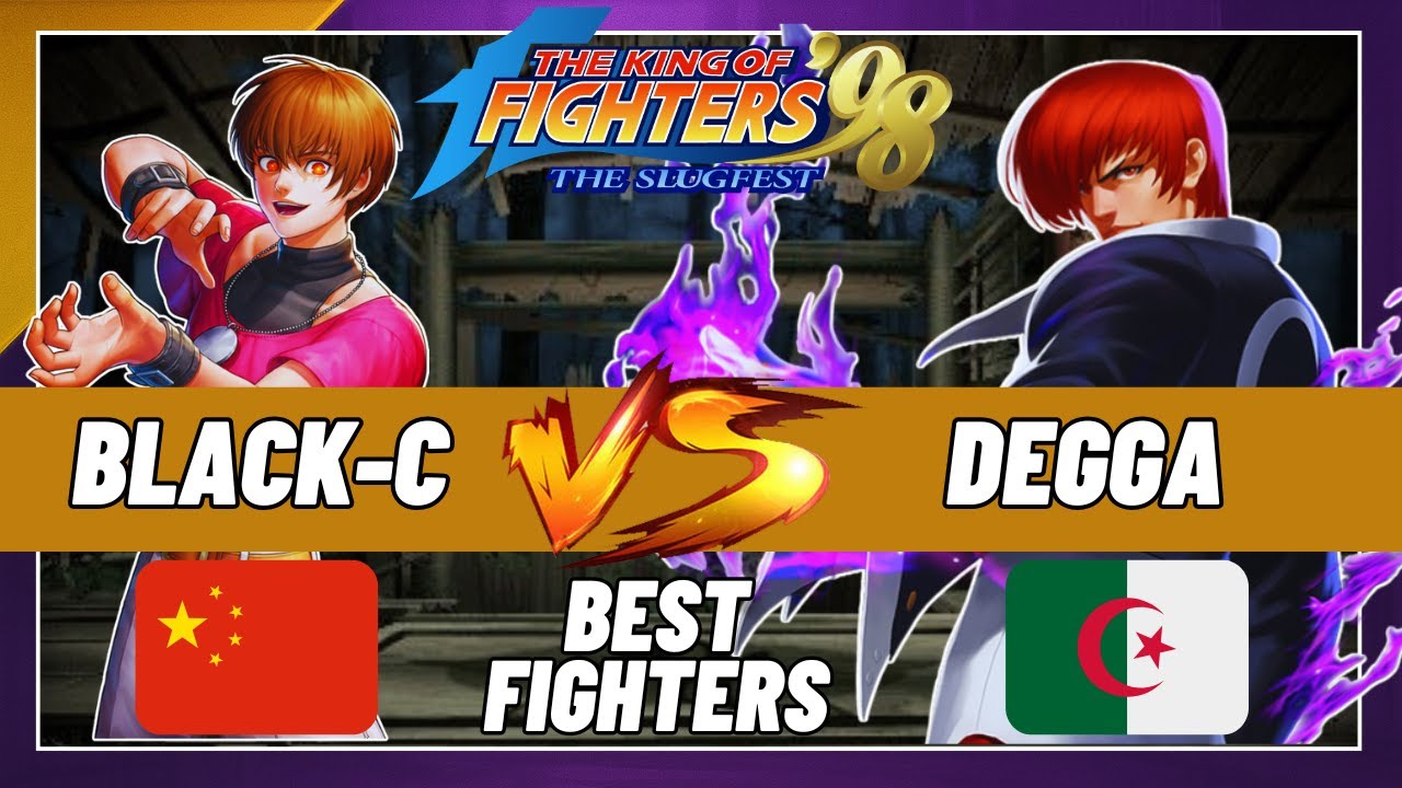🇩🇿 DEGGA (ARGELIAN) vs 🇨🇳 BLACK-C (CHINA) | BEST FIGHTERS | KOF 98 | FT ...