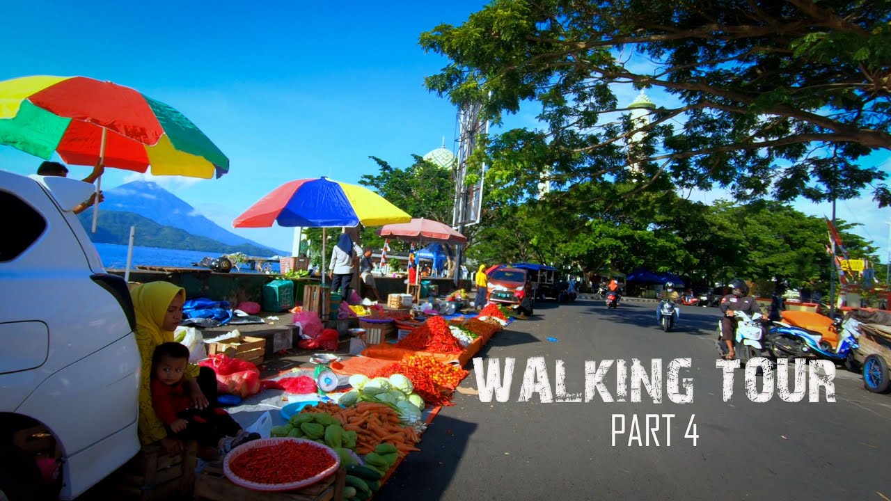 WALKING TOUR PART 4 - Pasar Rakyat Ternate - YouTube