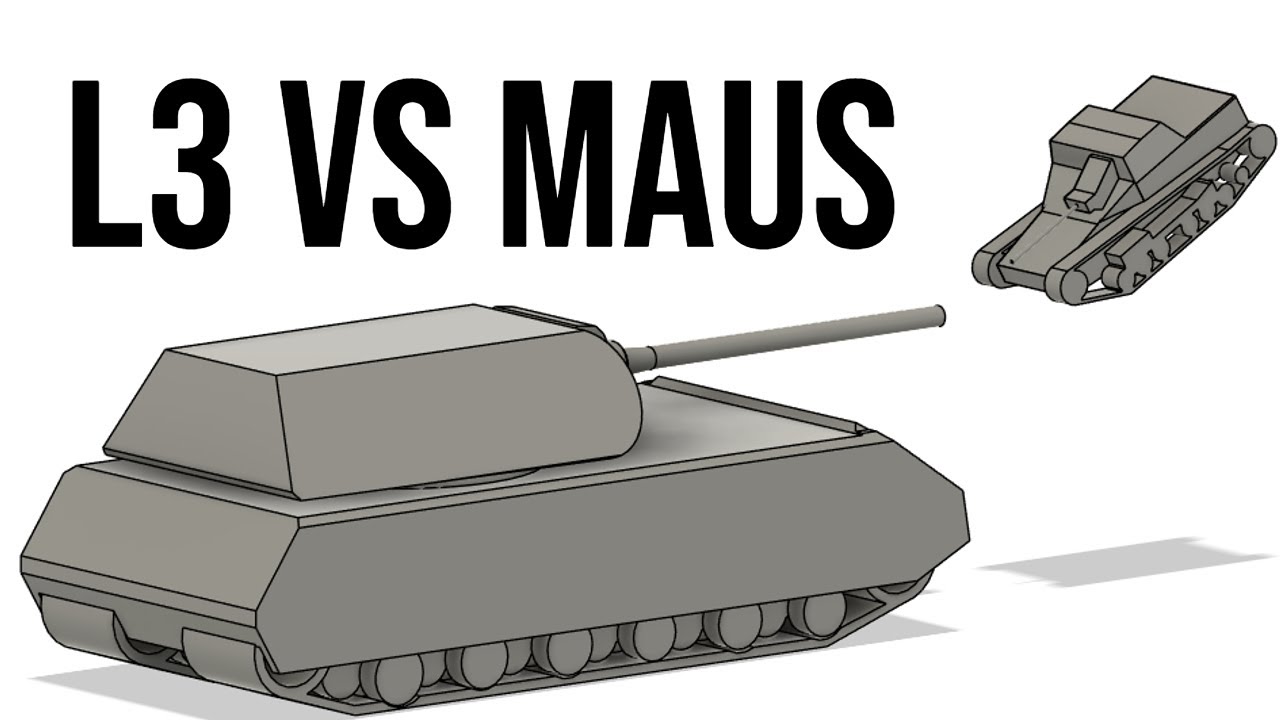Maus VS L3/33 Armor Simulation│Viewer Requested Simulation - YouTube
