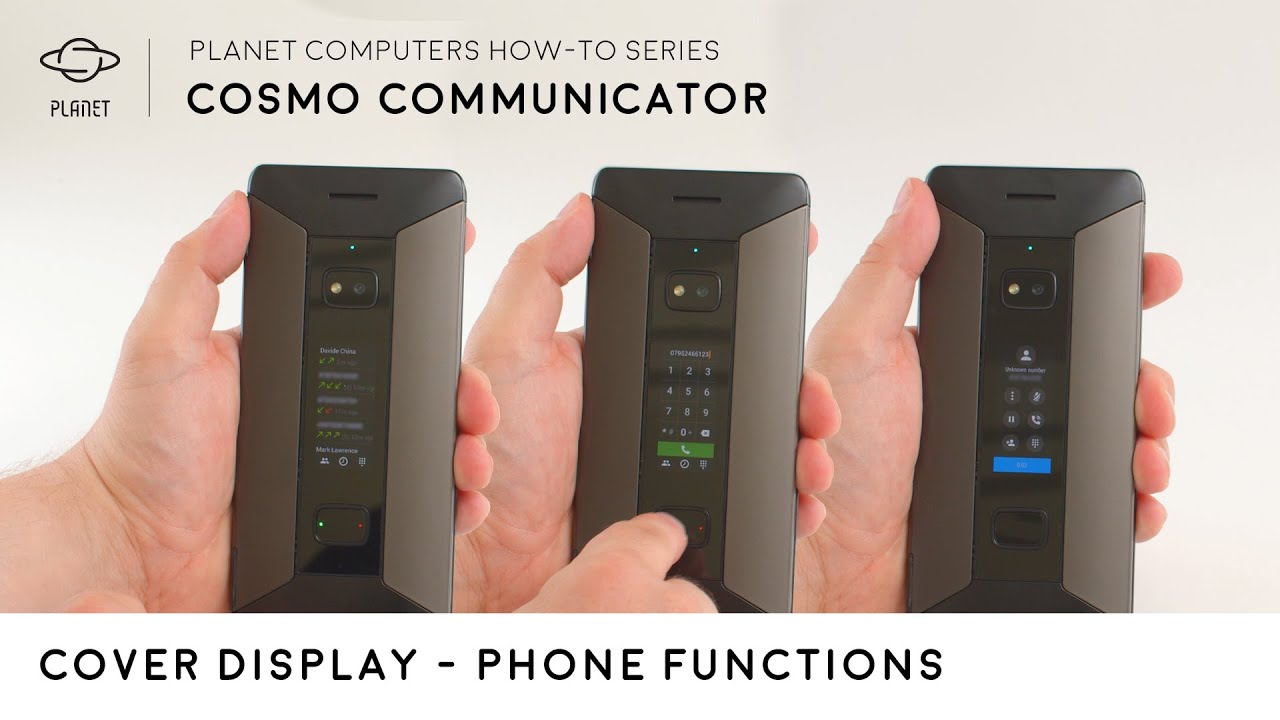 Cosmo Communicator How-To 08 - Cosmo Phone Functions - YouTube