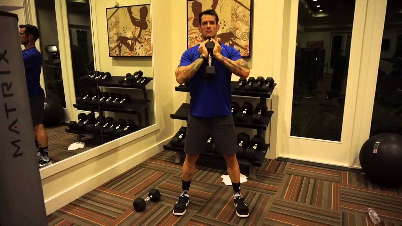 Goblet Squat with Dumbbell or Kettlebell - YouTube