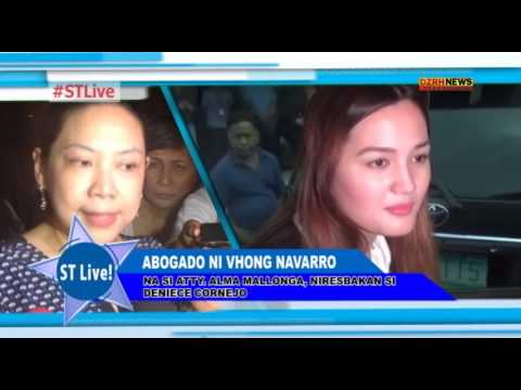 ABOGADO NI VHONG NAVARRO NA SI ATTY. ALMA MALLONGA, NIRESBAKAN SI ...