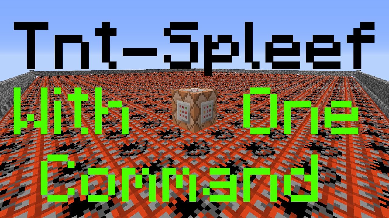 TNT-Spleef in Minecraft | Only One Command [GER] - YouTube