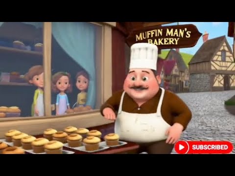 TODDLER SONG ABOUT THE MUFFIN MAN 🧁🍰| kids + toddlers nursery rhymes ...