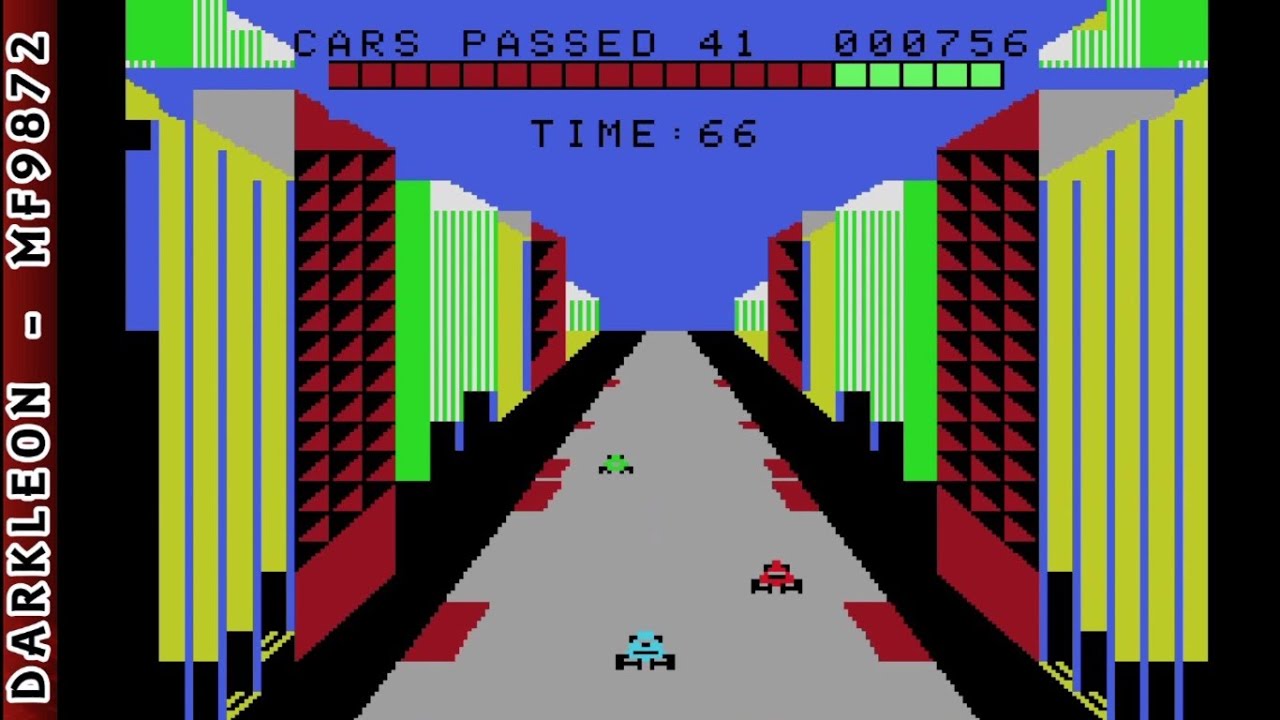 Colecovision - Turbo © 1982 Coleco - Gameplay - YouTube