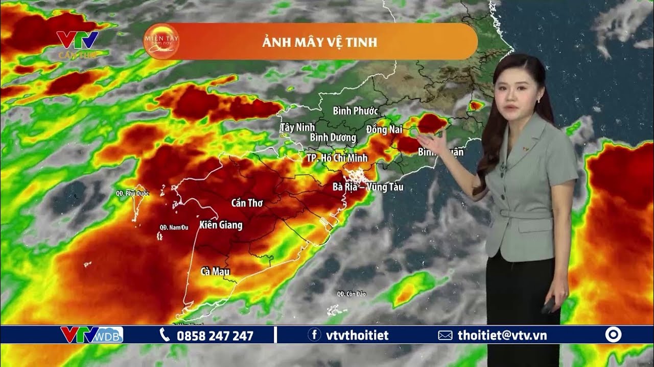 Dự báo thời tiết Tây Nam Bộ ngày mai 12/09/2024 | VTVWDB - YouTube