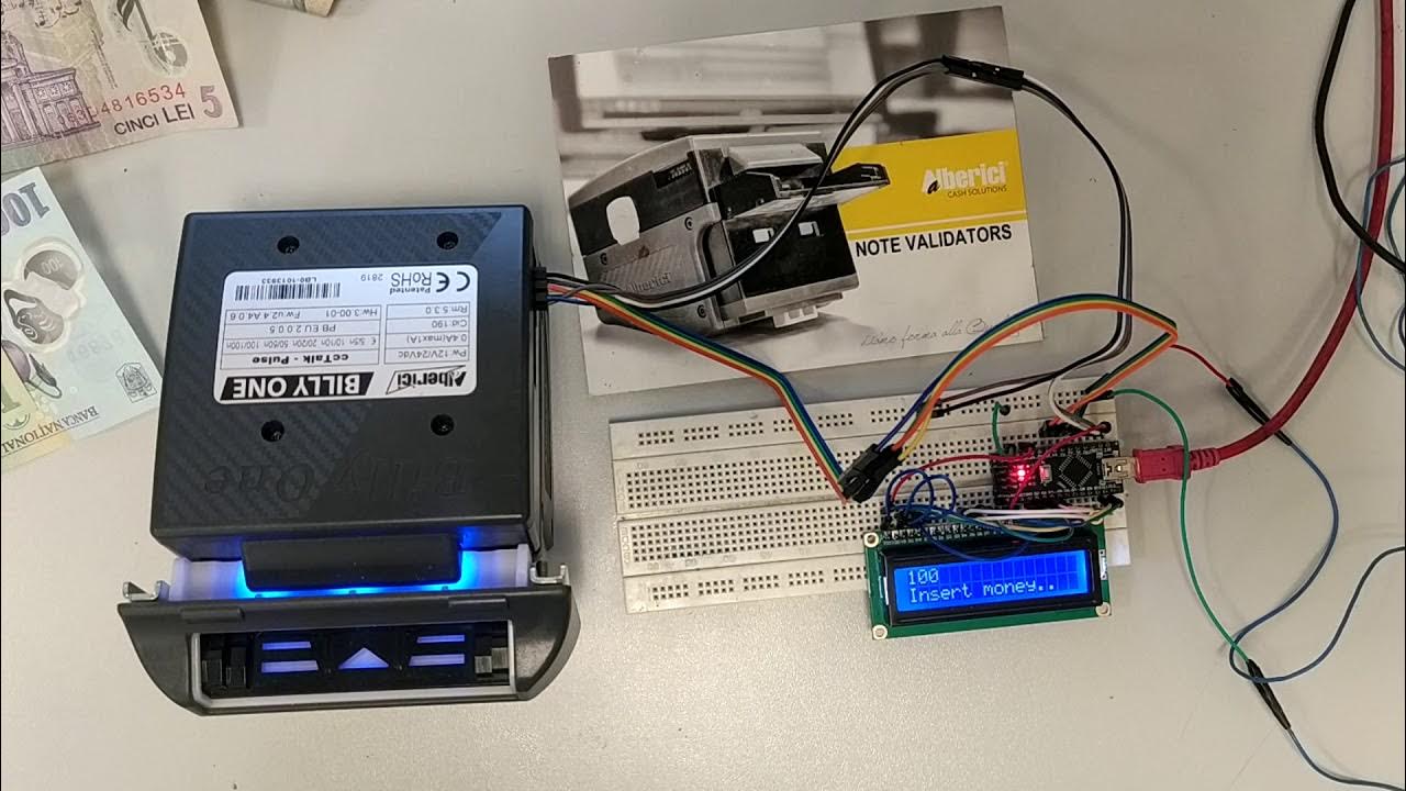Connecting a bill acceptor to Arduino in parallel mode with source code, easiest way, jammer ...