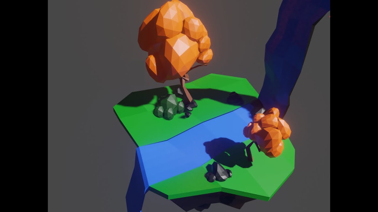 How to make floating island in blender 2.82 - YouTube