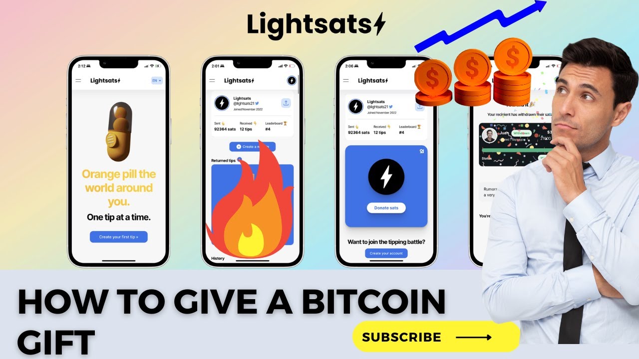 How To Give Bitcoin(Sats) Gift To Someone new To Bitcoin - YouTube