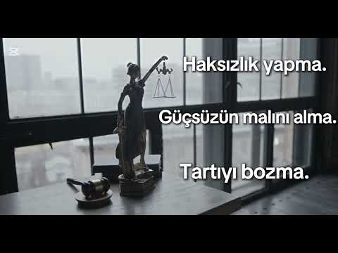 Adalet ilgili söz 1 - \