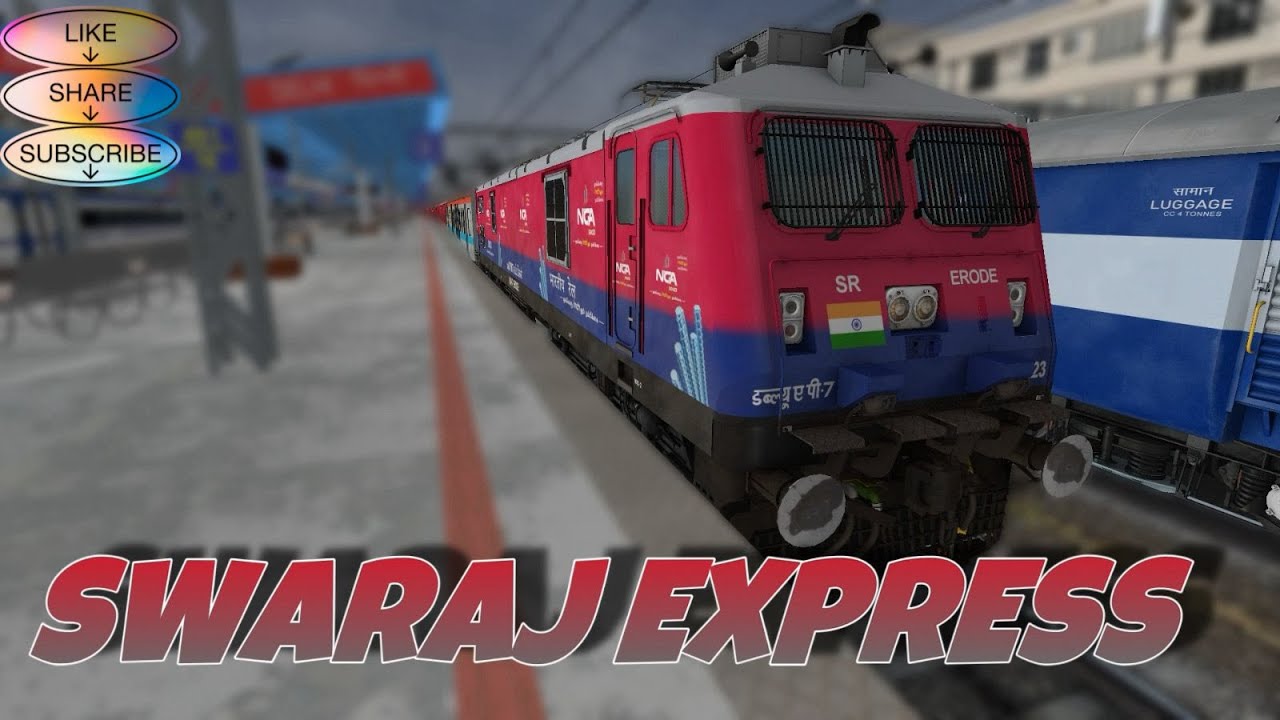 12471 - Bandra - Katra Swaraj Express ft. #openrails #msts gameplay ...