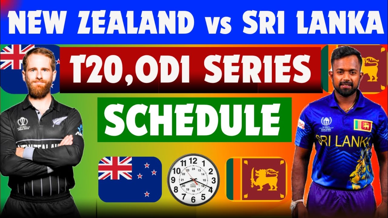 New Zealand vs Sri Lanka series schedul ll New Zealand tour of Sri ...