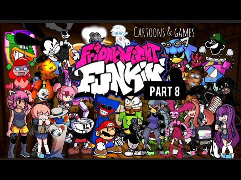 FNF All Characters Mod PART 8 Special Cartoons and Games Characters ...