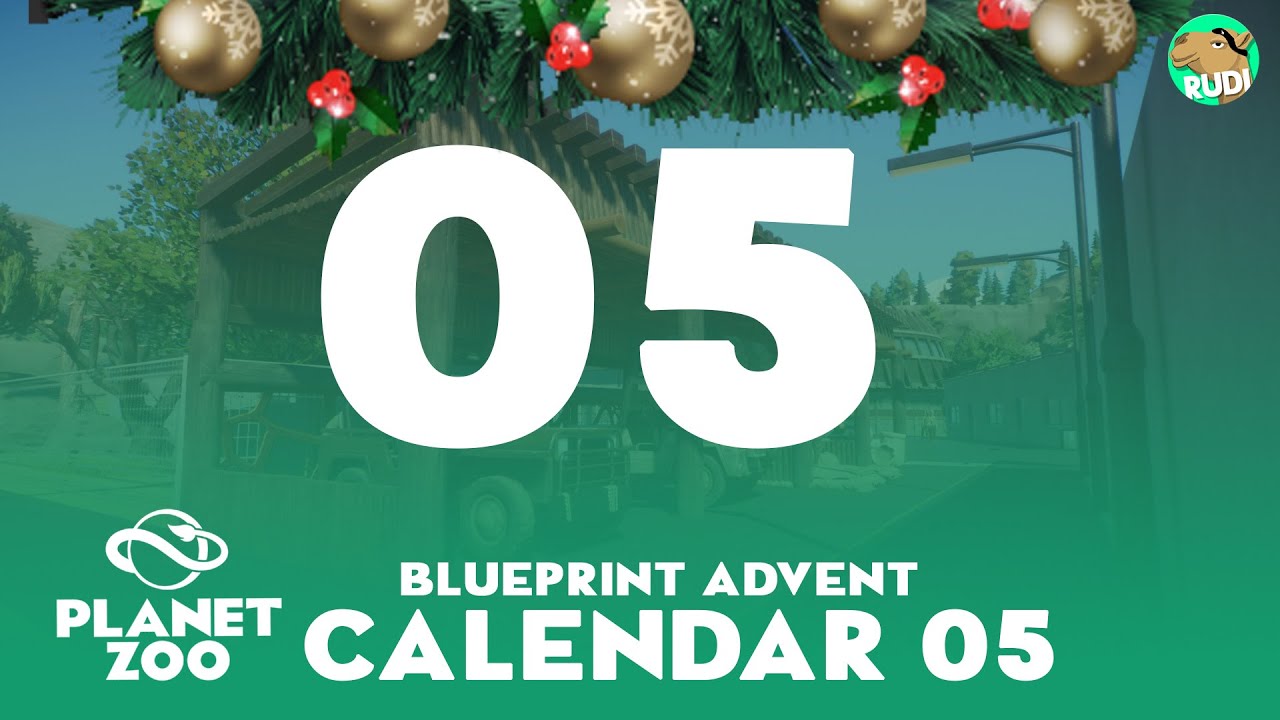 Planet Zoo Blueprint Advent Calendar - Door 05- Planet Zoo - YouTube