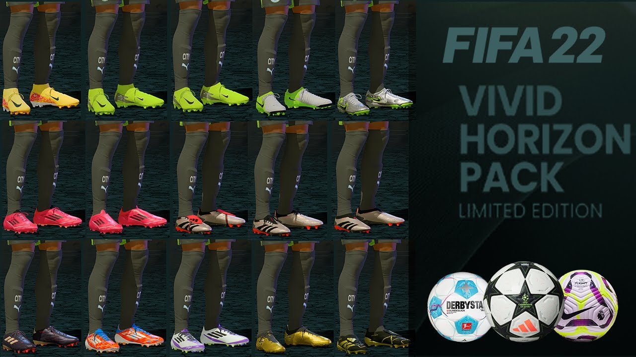 FIFA 22 BOOTPACK ,GLOVEPACK AND BALLPACK V7 - YouTube