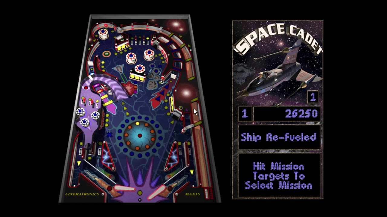 Pinball 95 (Full Tilt!) Space Cadet on RetroPie - YouTube