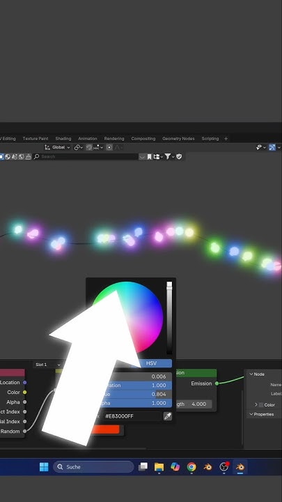 Blender Advent Calendar Day 21 | Christmas Lights 💯 #blender #b3d #blender3d #tutorial #3dart ...