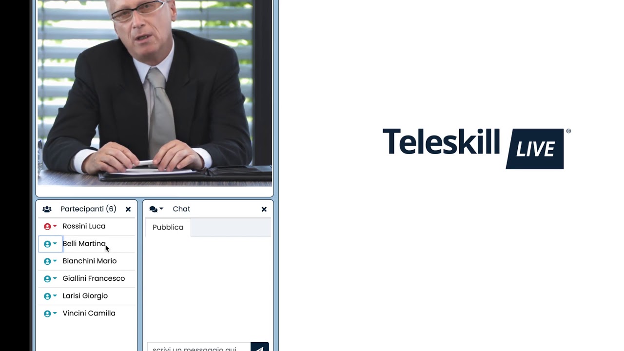 Teleskill Live: come gestire i partecipanti del tuo webinar - YouTube