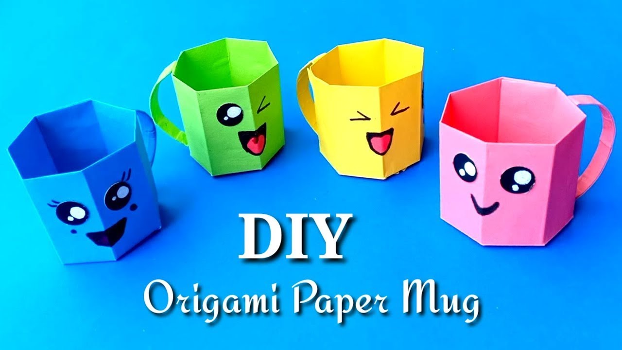 How to make Easy Paper Cup | Paper Cup hack - YouTube