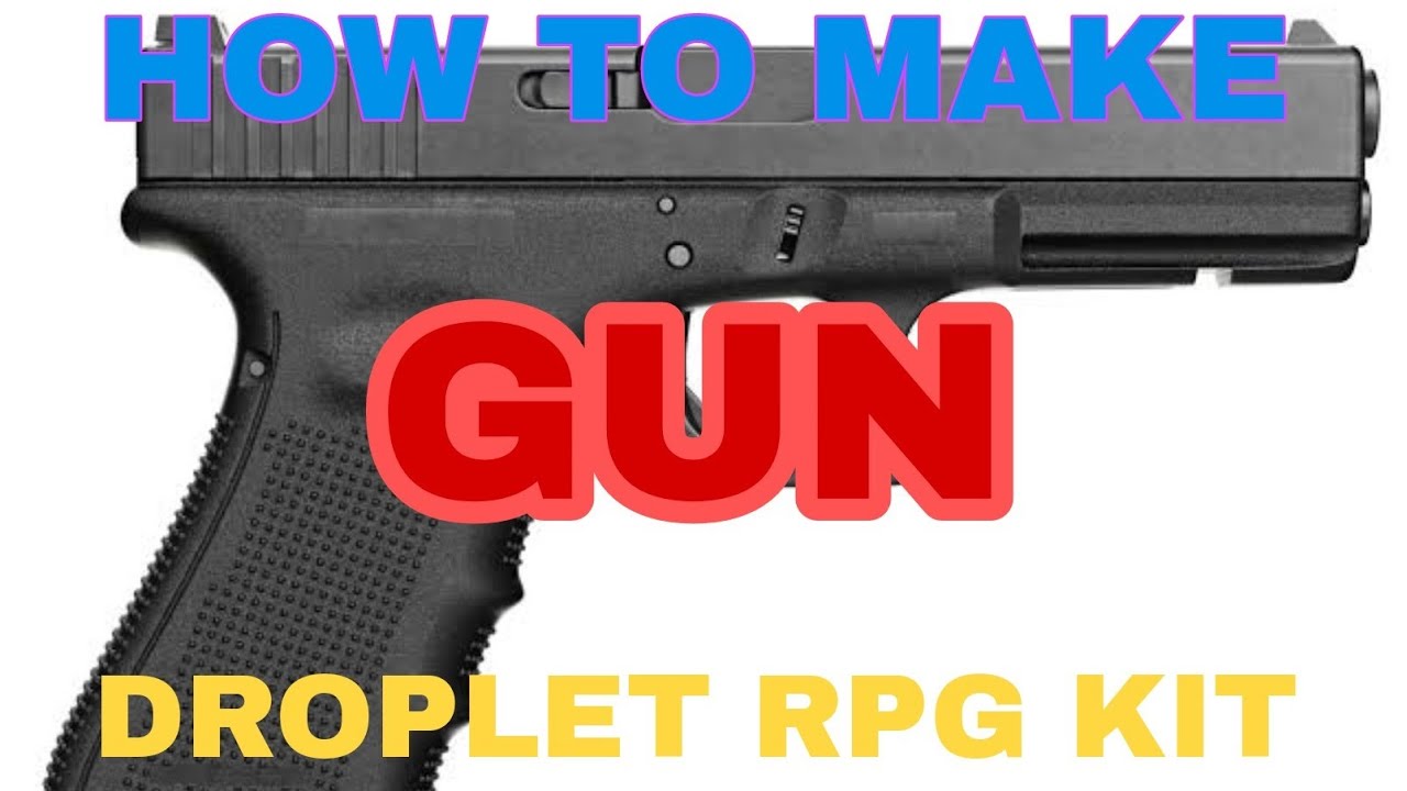 Roblox Studio: How to make a gun in Droplet's Modified Evercyan Rpg Kit ...