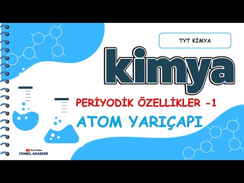 PERİYODİK ÖZELLİKLER-1 ATOM YARIÇAPI