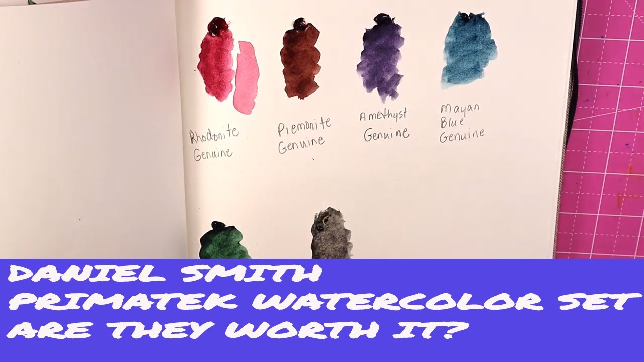 Daniel Smith Primatek Watercolor paint. Are they worth it? - YouTube