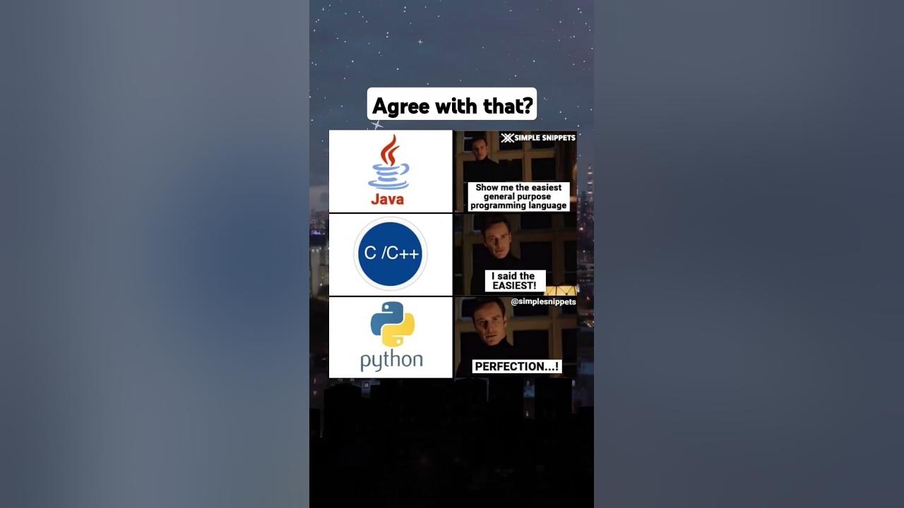 The easiest Programming Language #shorts #ytshorts #programming #coding #tech #question #debate ...