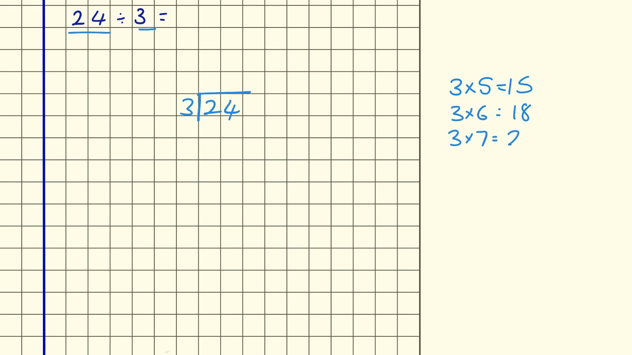 Division (24 ÷ 3) - YouTube