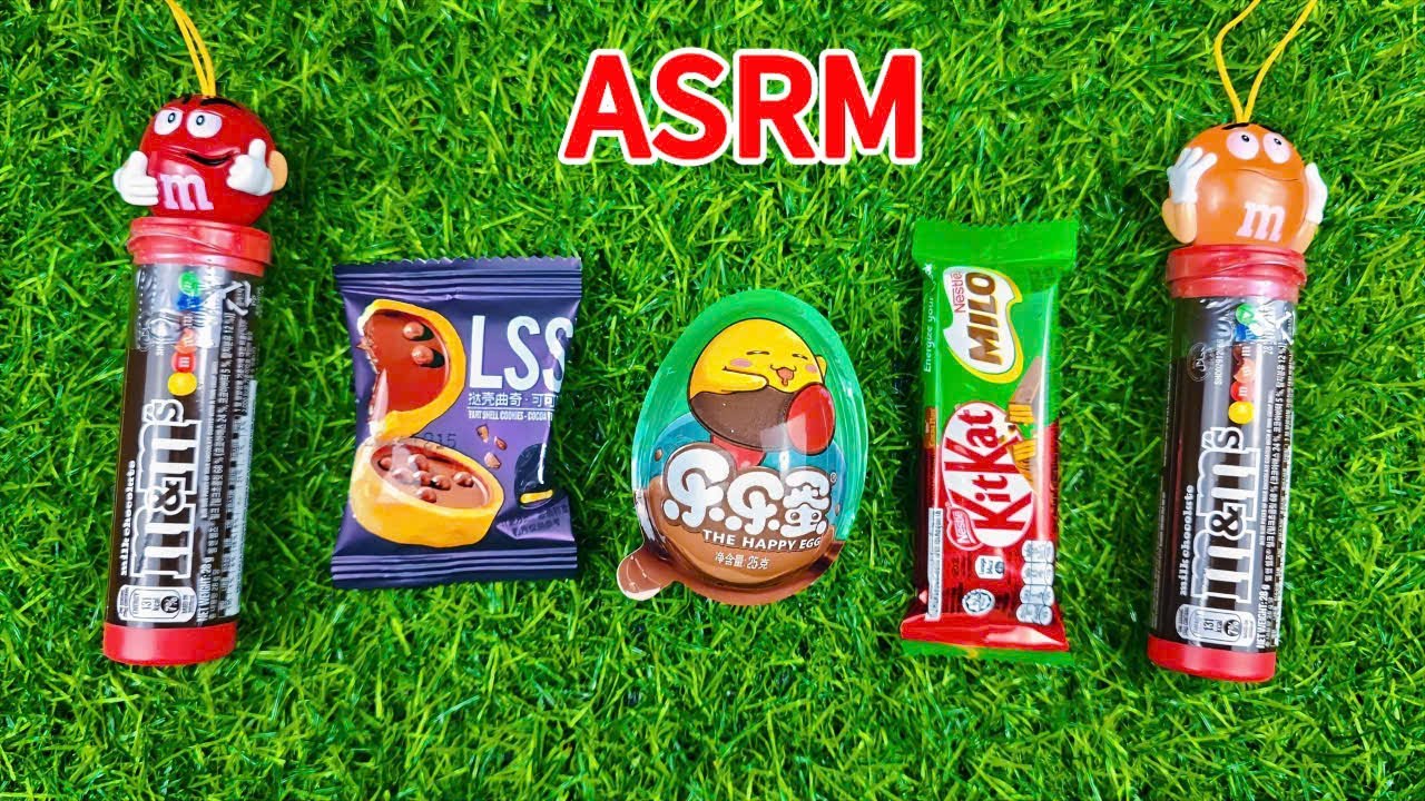 Satisfying ASRM video unboxing Egg candy and chocolate to see which one ...