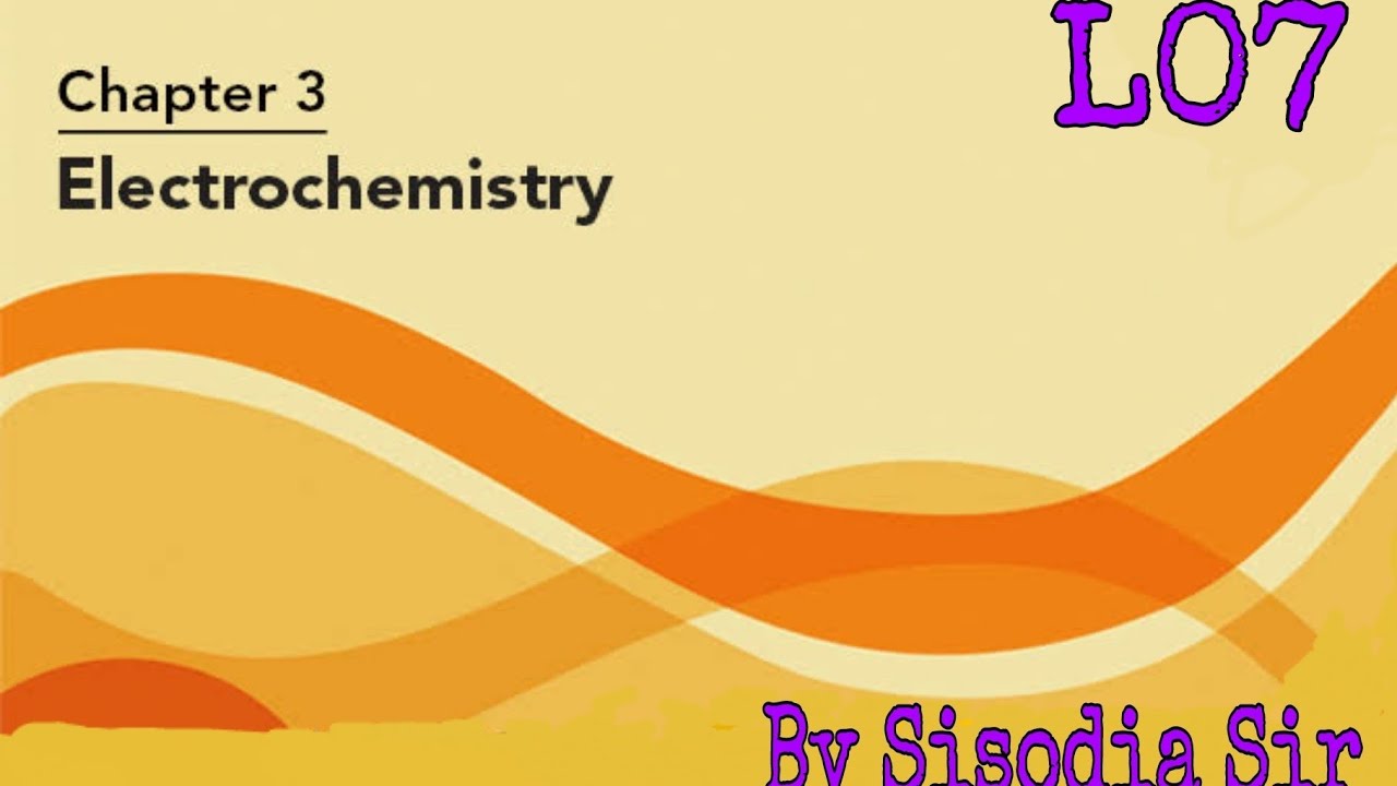 chapter 3 Electrochemistry|| L07 || numerical practice on Nernst ...