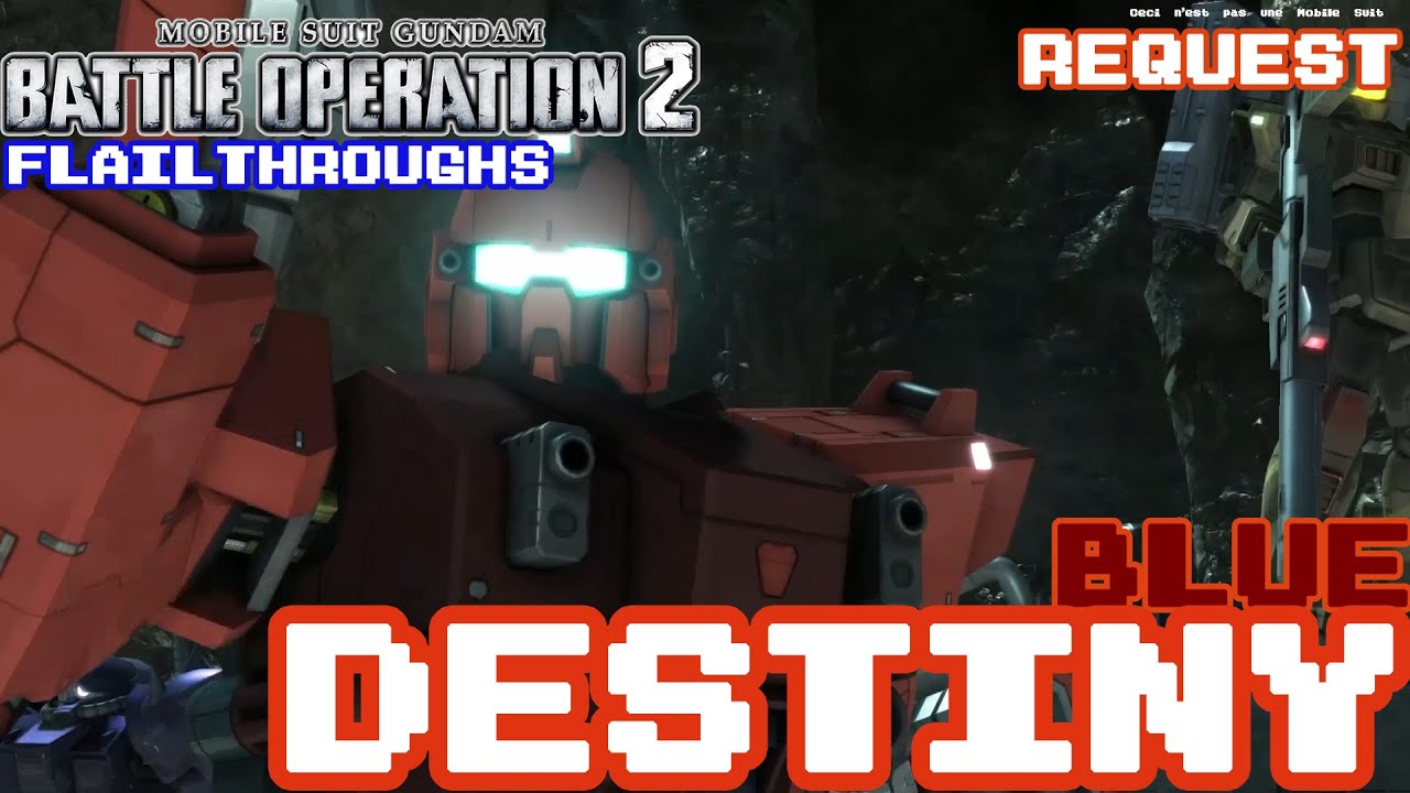 Gundam Battle Operation 2 Request: RX-79BD1 Blue Destiny Unit 1 - YouTube