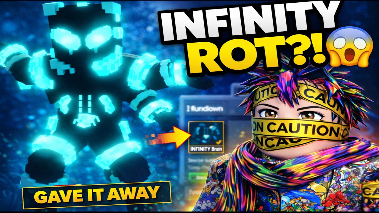 I Gave Away an INFINITY Brain Rot to a Random Player IN Escape Tsunami ...
