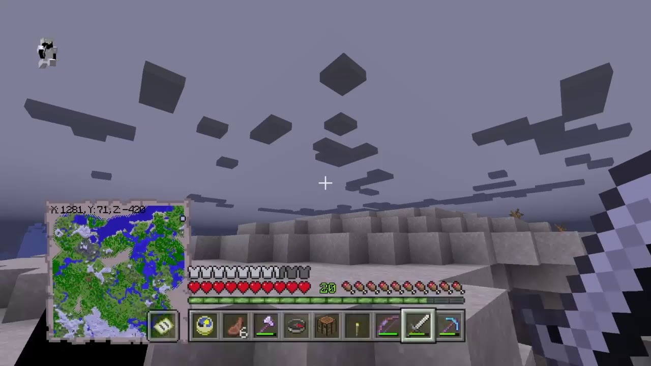 Minecraft Thunderstorm - YouTube