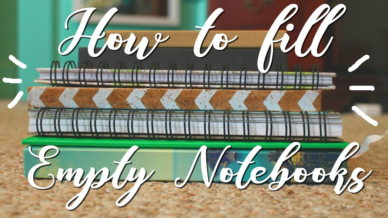 10 UNIQUE Ways to fill Empty Notebooks - YouTube