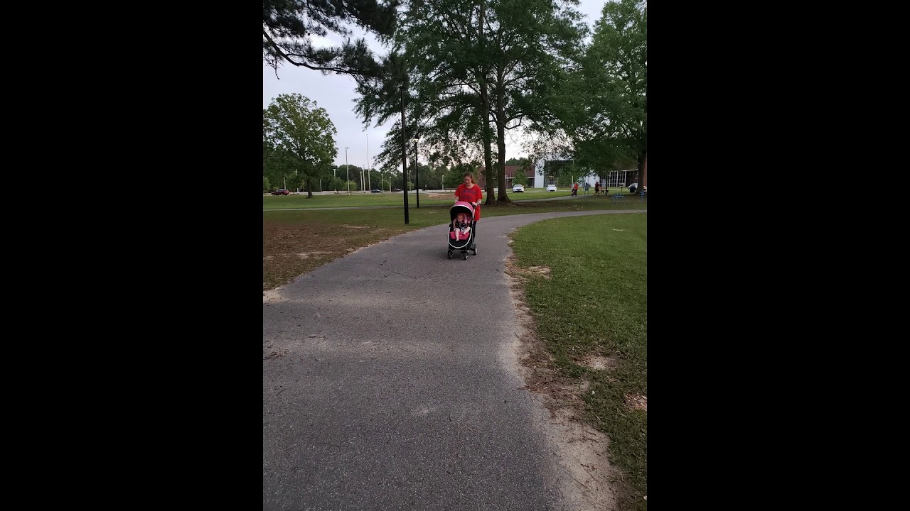 Courtney & Cora strolling in the Park - YouTube